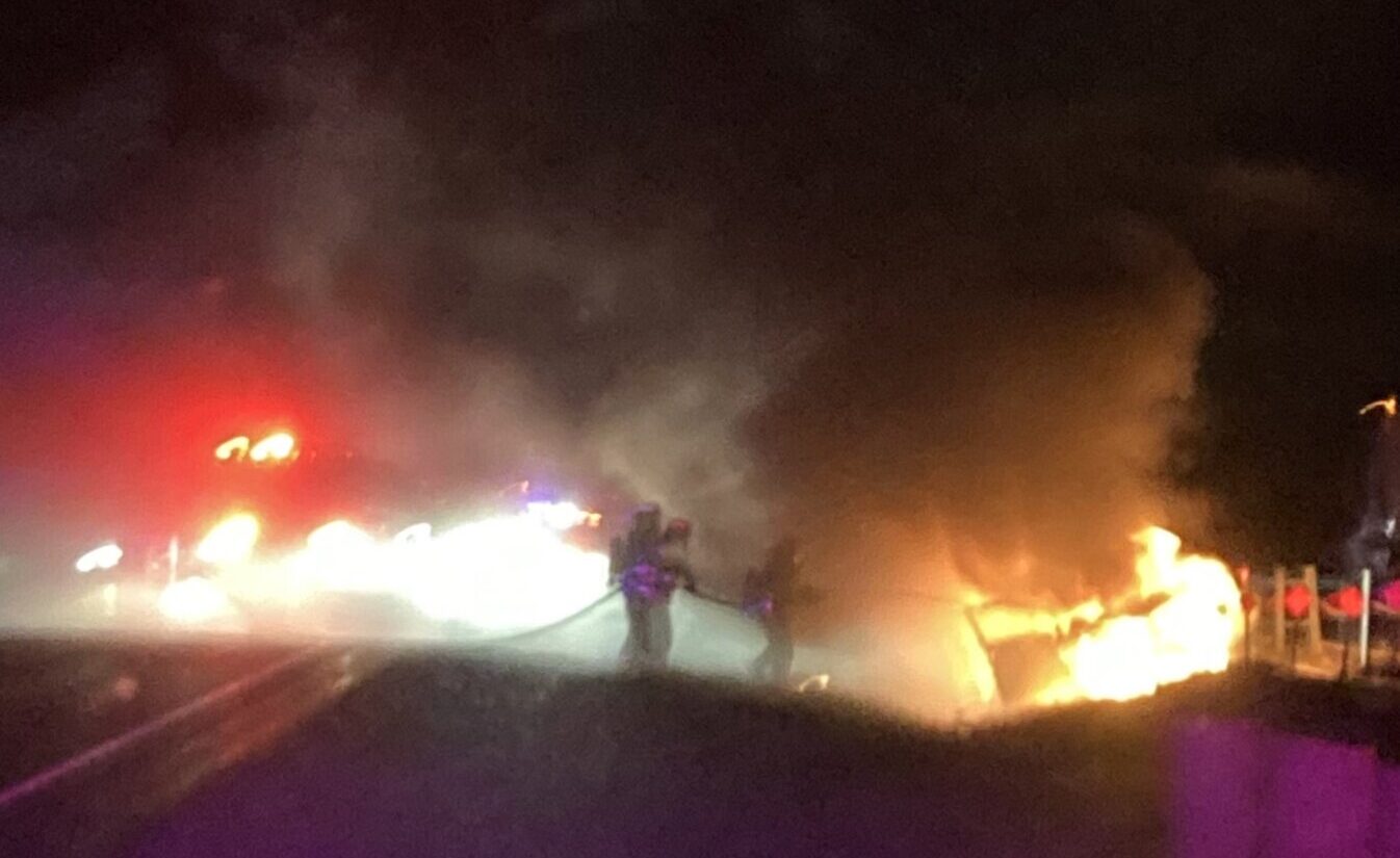 Investigation Continues into Fiery Crash on the 401 - 99.1 FM CKXS ...